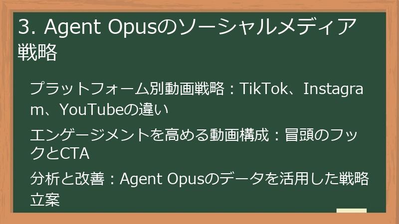 Agent Opus 使い方 日本語：AI動画生成の全貌！初心者向けガイドで動画制作の悩みを解決！ | AIマニア